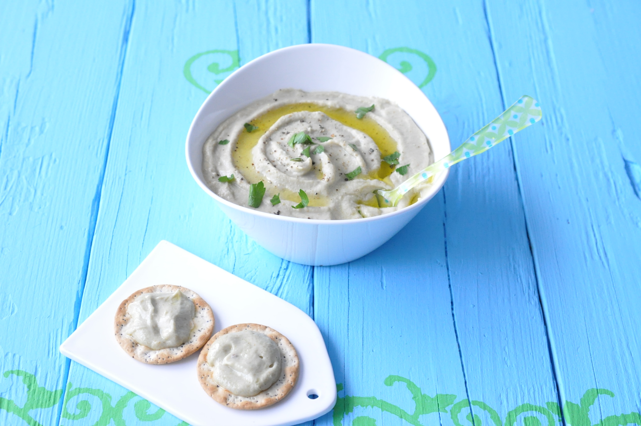 Roasted Eggplant Dip | Feeding My 3 Sons