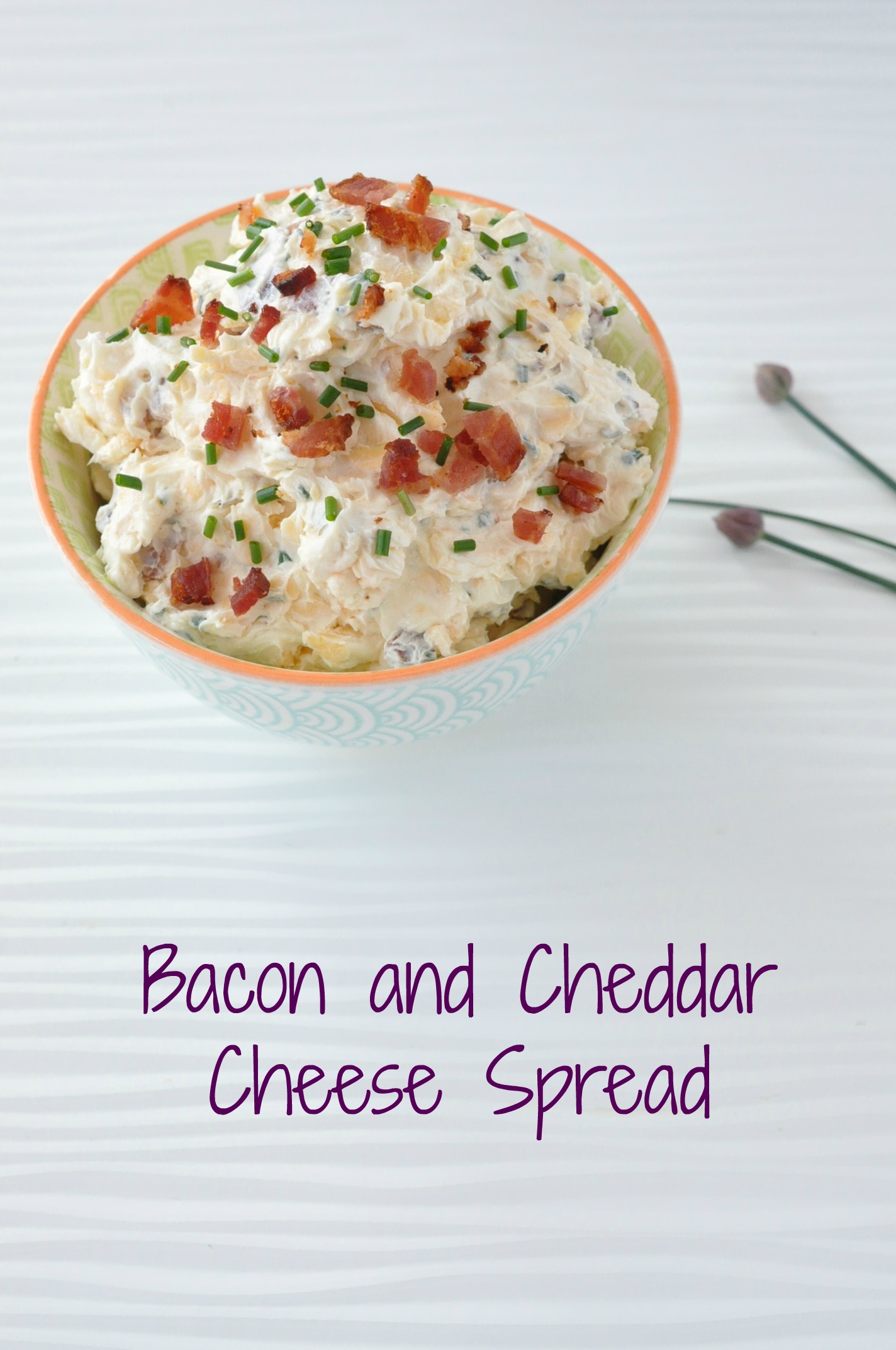 Bacon and Cheddar Cheese Spread | Feeding My 3 Sons